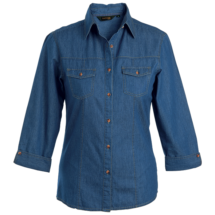 Barron Ladies Denver Denim Blouse – Zweep Procurement and Distribution ...